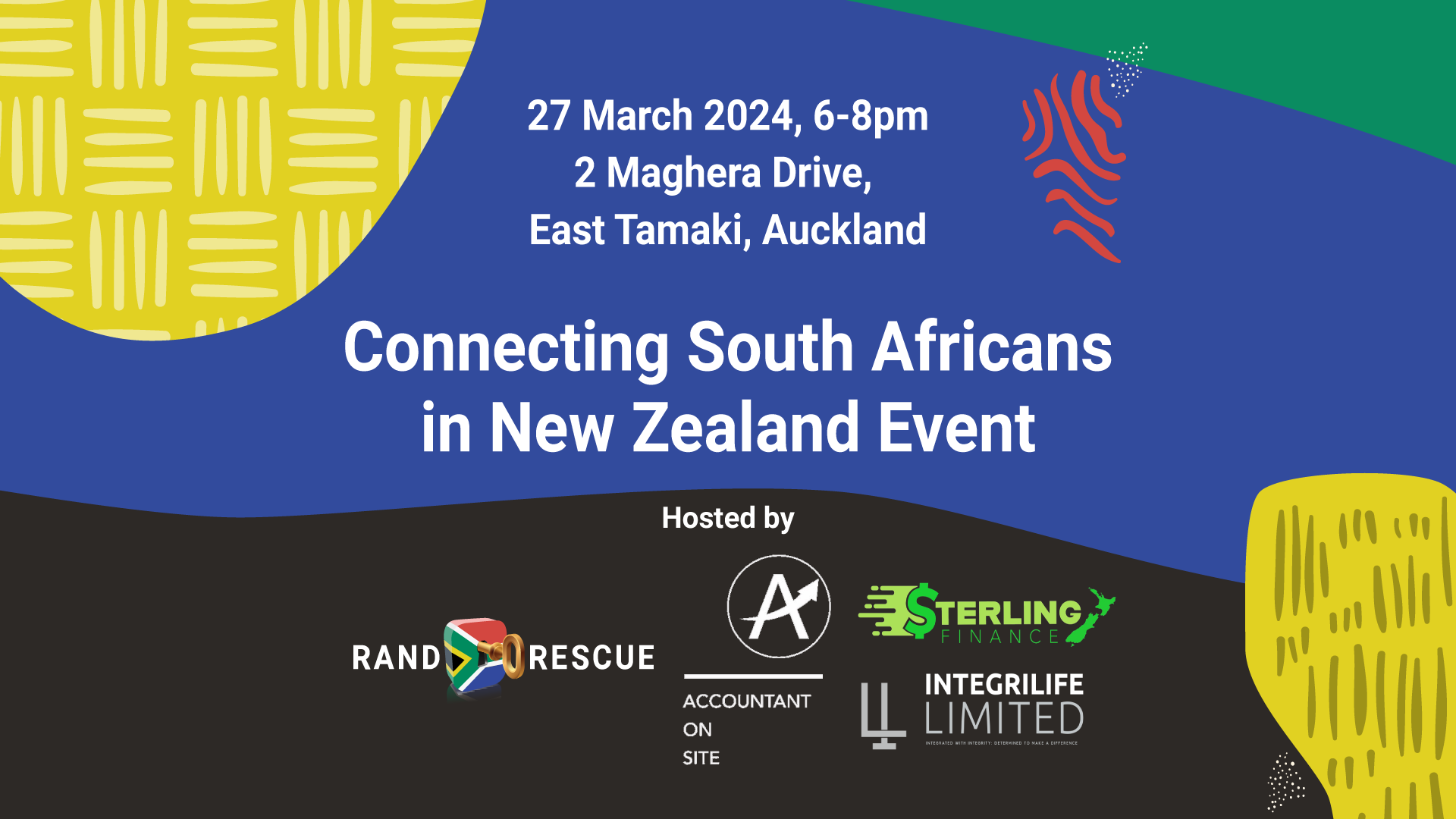 Connecting South Africans in New Zealand Event - 27 March